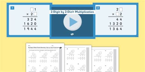 Ks2 Reasoning Test Practice Missing Number Calculations 2 Digit By 2 Digit