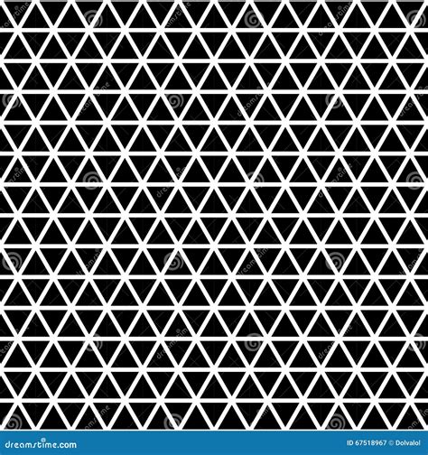 Seamless Triangle Pattern Stock Vector Illustration Of Tiling 67518967