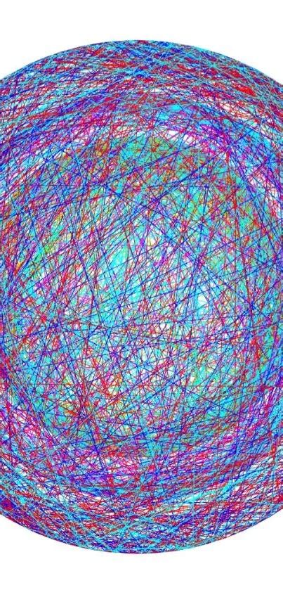 Vibrant Spherical Pattern Art Free Download