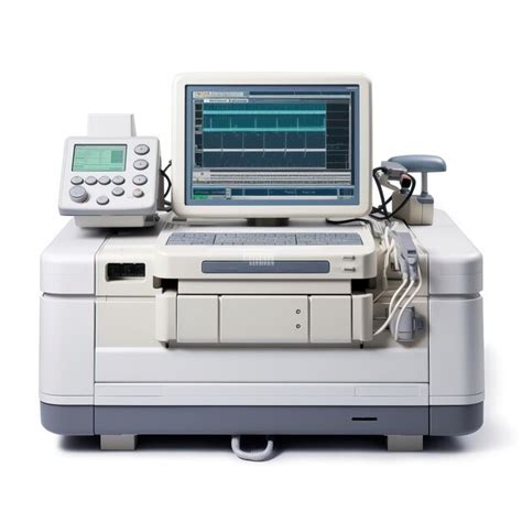 Premium Photo Electrocardiogram Ecg Or Ekg Machine Isolated On White Awar