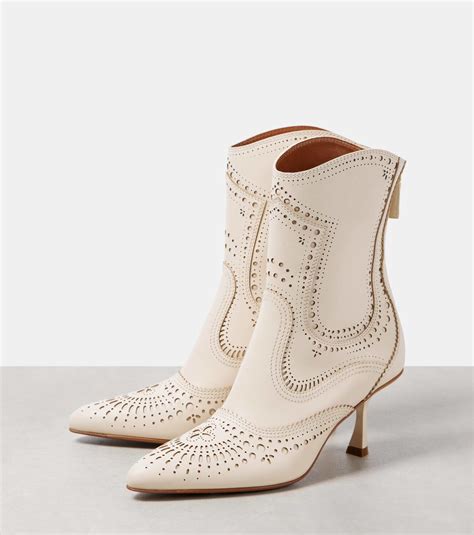 Zimmermann Eliot 65 Leather Ankle Boots Zimmermann