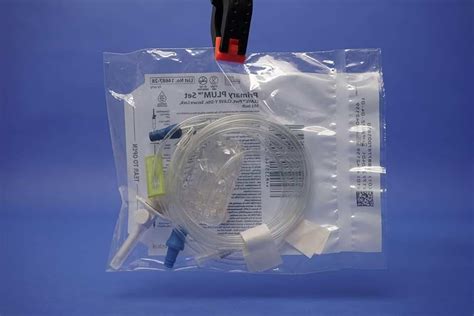 Primary Plumset Plum Set 15 Dropsml Drip Rate 103 Tubing 2 Port