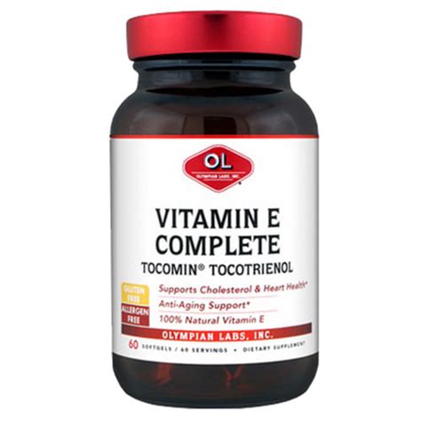 Tocomin Tocotrienol Vitamina E Complete 60 Sg Da Olympian Labs Pacote