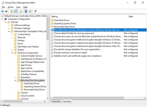 Implement Bitlocker Recovery Process Using Self Recovery And Recovery