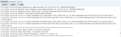 how to setup a rule that reads a list of folders from a file
