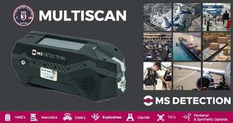 Ms Tech Launches The Multiscan Gen3 A Revolutionary Explosives And Narcotics Detector With Iot