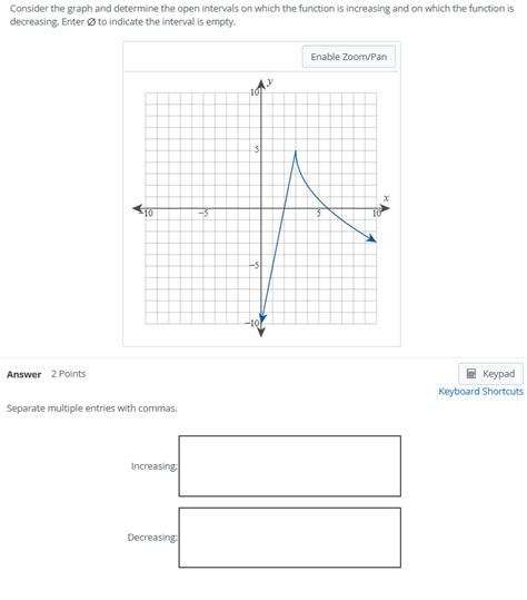 Solved Consider The Graph And Determine The Open Intervals Chegg