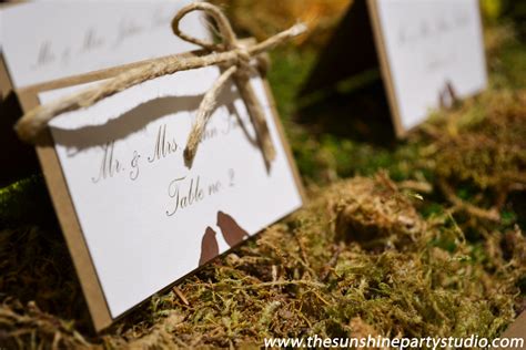 Rustic Wedding Placecards Rustic Place Cards Vintage Wedding Theme