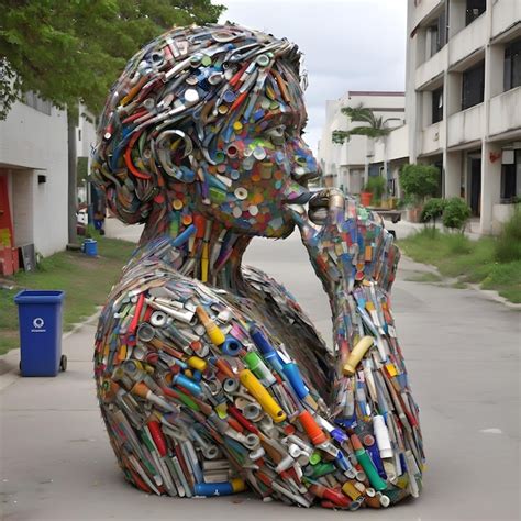 Premium Photo Recycling Art Is A Cool Way To Be Creative And Help The