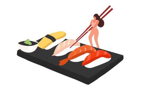 60 Woman Sushi Restaurant Stock Illustrations Royalty Free Vector Graphics And Clip Art Istock