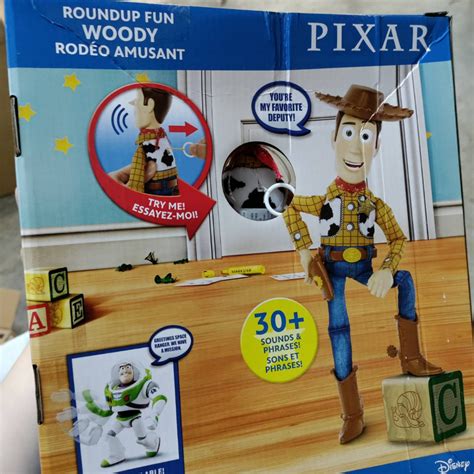 กล่องชำรุดจากการขนส่ง Disney Pixar Toy Story Roundup Fun Woody ดิสนีย์