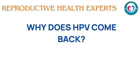 The Intriguing Return Of Hpv What You Need To Know