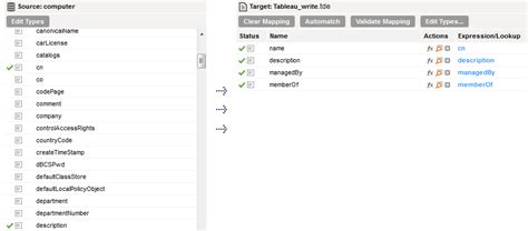 Ldap Source Synchronization Task Example