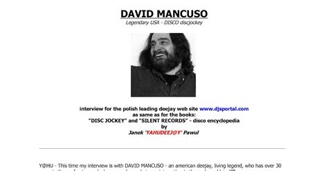 Disco Dj History ® Giant Ebook Interviews And Pictures Over