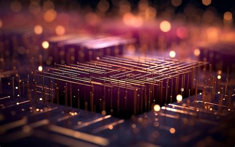 Premium Photo Closeup Of A Quantum Computers Quantum Bits