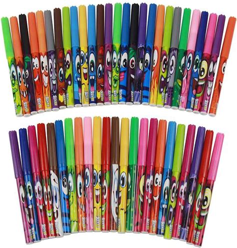 Scentos Set Of 50 Scented Fibre Tip Pens 40745 Bigamart