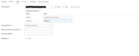 Copy All Files From One Folder In A Blob Storage To Another Using The Copy Data Activity In