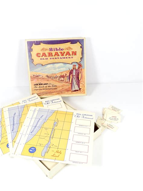 1961 Bible Caravan Game Broadman Supplies Bible Game Old Testament
