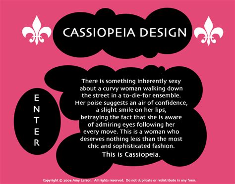 Welcome To Cassiopeia Design