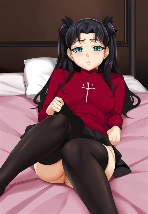 Tohsaka Rin Fate And 1 More Drawn By Xkit Danbooru