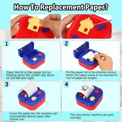 Mini Printer Portable Thermal Printer For Notes Journal Memo Photo