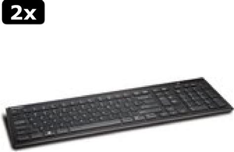 2x Kensington Advance Fit Bluetooth Toetsenbord Qwerty Engels Zwart