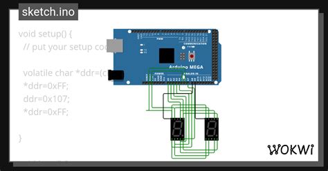 X Seven Seg Copy Wokwi ESP STM Arduino Simulator