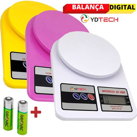 Balança Digital De Cozinha 10kg De Alta Precisão 01g Até 10kg Várias Cores Shopee Brasil