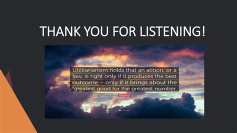 Utilitarianism Ethics Public Administration Pptx