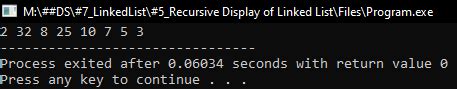 Recursive Function For Displaying A Linked List In C Dot Net Tutorials