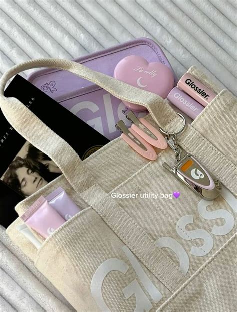 Glossier 🤍 Glossier Tote Glossier Utility Bag Canvas Glossier