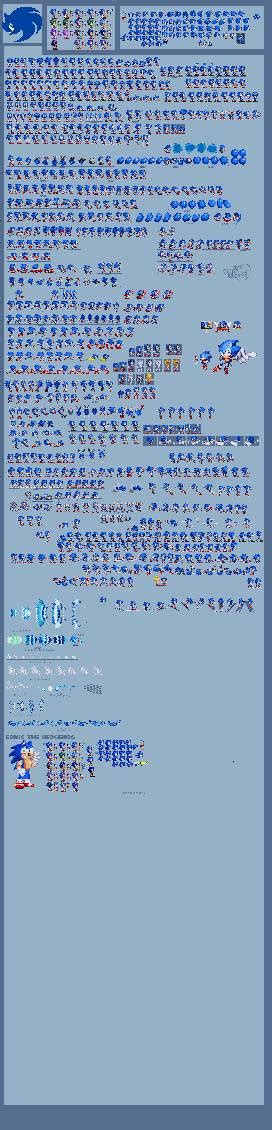 Sprites De Modgen Sonic V2 By Ashlan21 On Deviantart