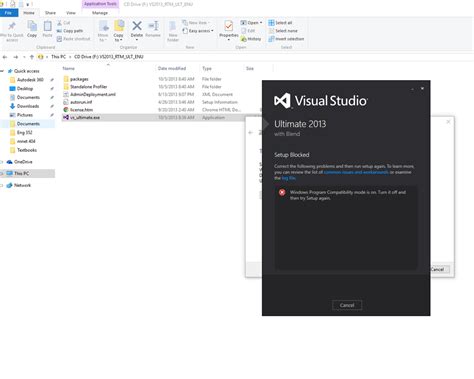 Visual Studio 2013 Compatibility Issue With Windows 10 Microsoft Community