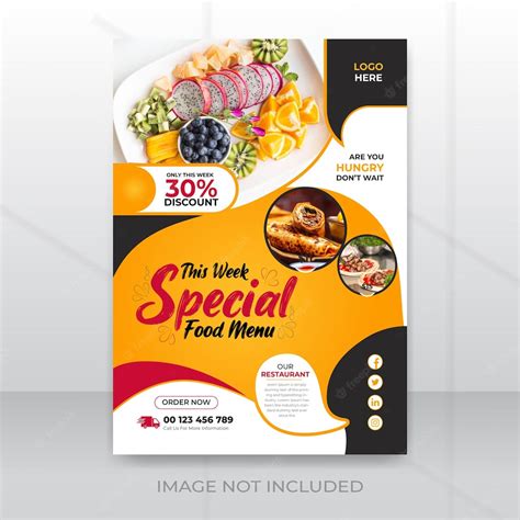 Premium Vector Food Menu And Restaurant Flyer Template Design