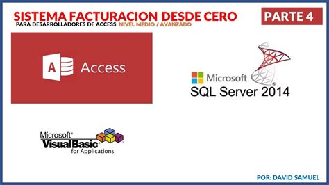 Parte 4 Sistema De Facturación En Access Vba Sql Server Youtube