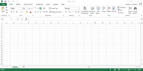 Home Ribbon Default View Microsoft Excel 2016 Diagram Quizlet