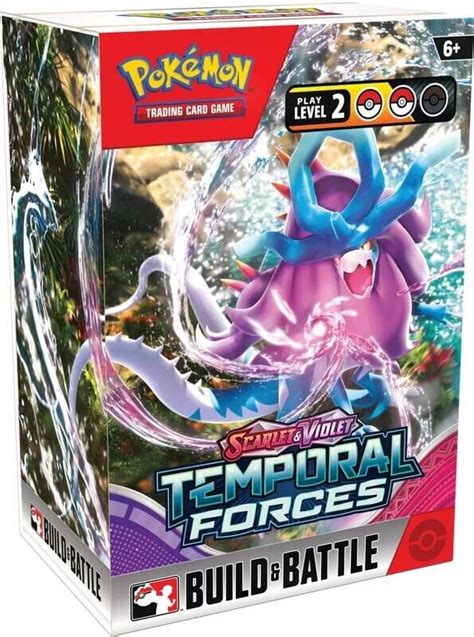 Temporal Forces Build And Battle Box Sv05 Temporal Forces Tef Battlegrounds Tcg