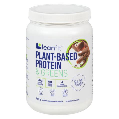 Leanfit Plant Based Protein And Greens Chocolate