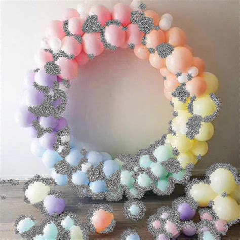 6080100150cm Balloon Ring Round Big Balloon Arch Circle Ring Stand