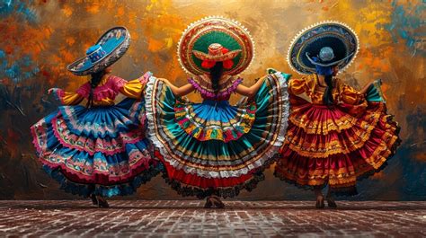Premium Photo A Traditional Mexican Dance Performance Wallpaper