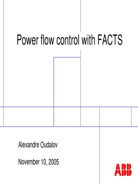 Power Flow Control With Facts Pdf Network Congestion Electric Power System