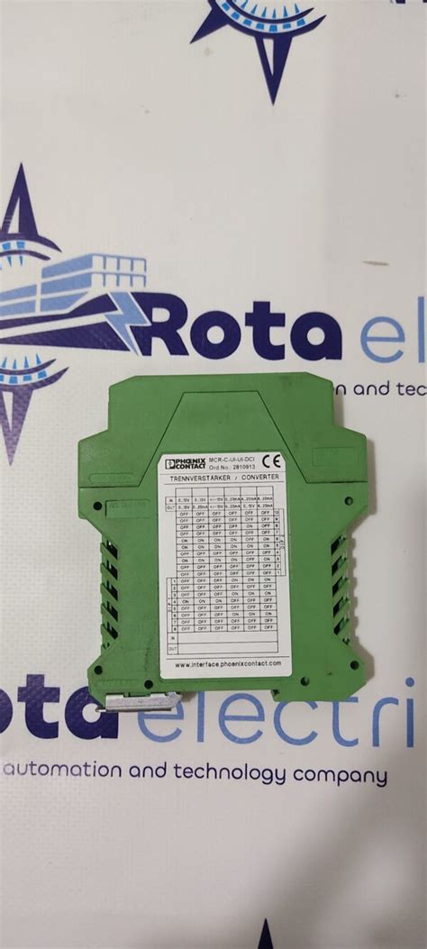 Mcr C Ui Ui Dci Signal Converter Rota Electric Automation And Technology Company