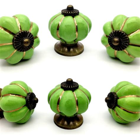 Aqua Cabinet Knobs Etsy