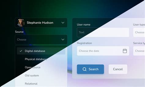 Glassmorphism Components Figma
