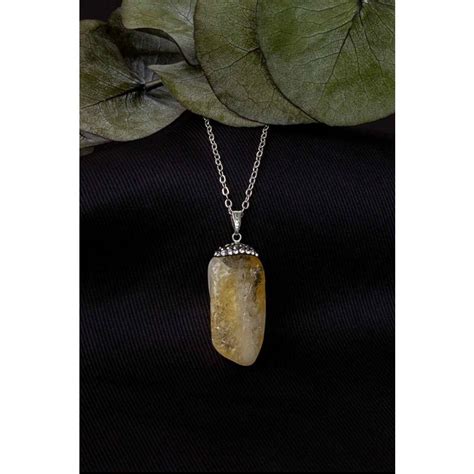 Sitrin Taşı Kolye Dünya Doğal Taş Toptan Doğal Taş And Perakende Satış