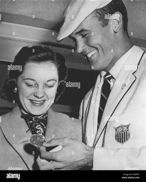 Bobby Morrow A Notable American Sprinter Is Photographed With His Wife In 1956 Morrow Was A