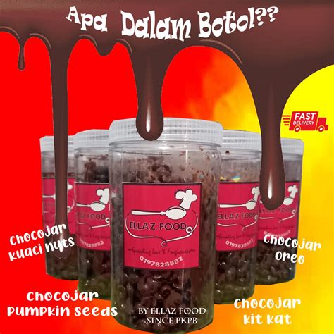 Chocojar Mini Crunch Chocoball Oreo Kitkat Kuaci Chocolate Viral Pumpkin Seeds Beryls Choco