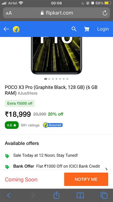 Poco X Pro Sale Today Apr At Noon Indian Time On Flipkart Those In India Get It R
