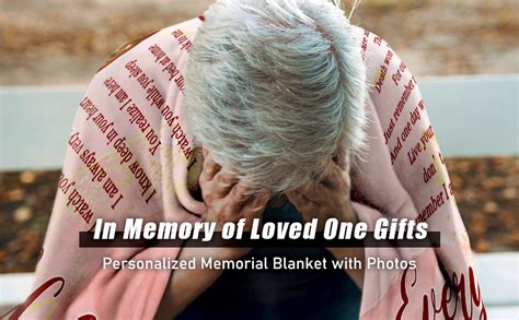 Personalized Memorial Blanket With Photos Made In Usa In