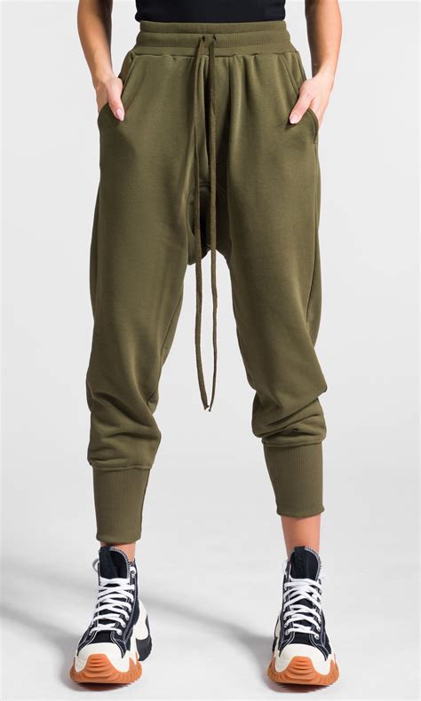 Drop Crotch Pants With Flap Pockets Etsy